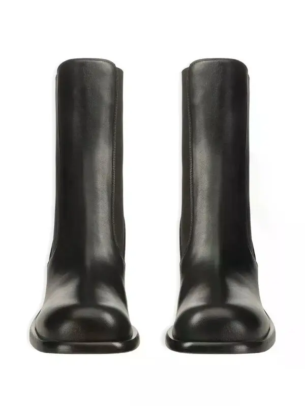 SERGIO ROSSI 80mm Avenue Block-heel Boots