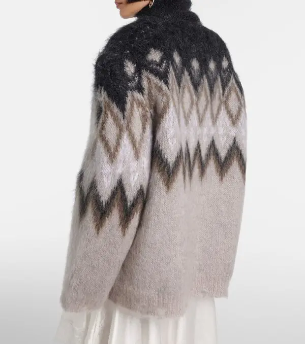 Acne Studios Mohair And Wool-blend Sweater - Grey