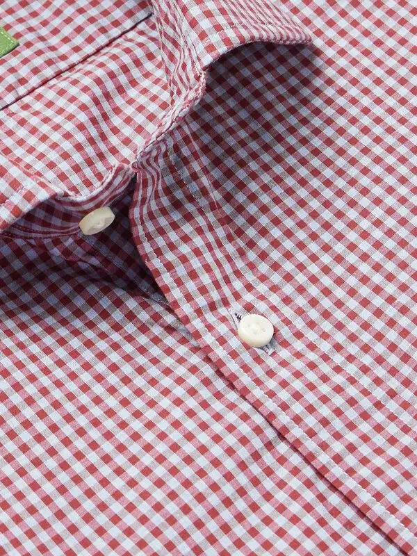 Sid Mashburn Gingham Cotton-poplin Shirt