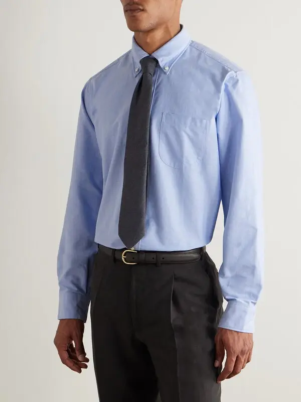 Sid Mashburn Button-down Collar Oxford Cotton Shirt