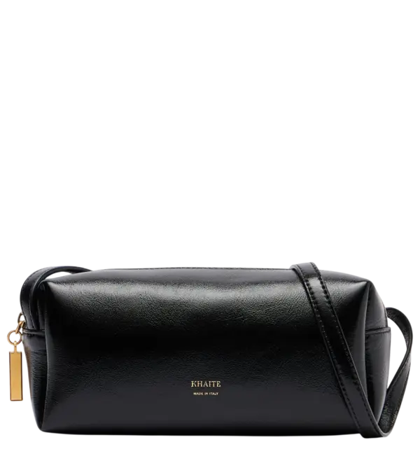 Khaite Kye Mini Leather Crossbody Bag - Black