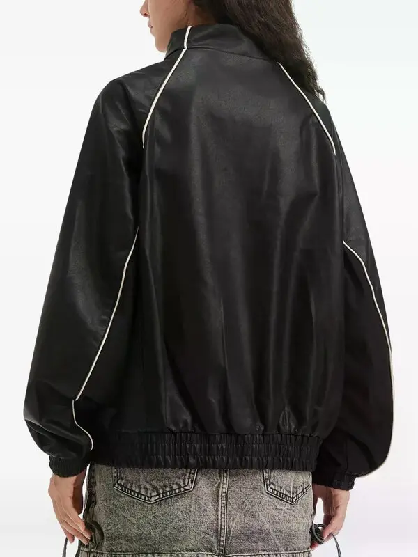 MINI CREAM Striped Zip Jacket