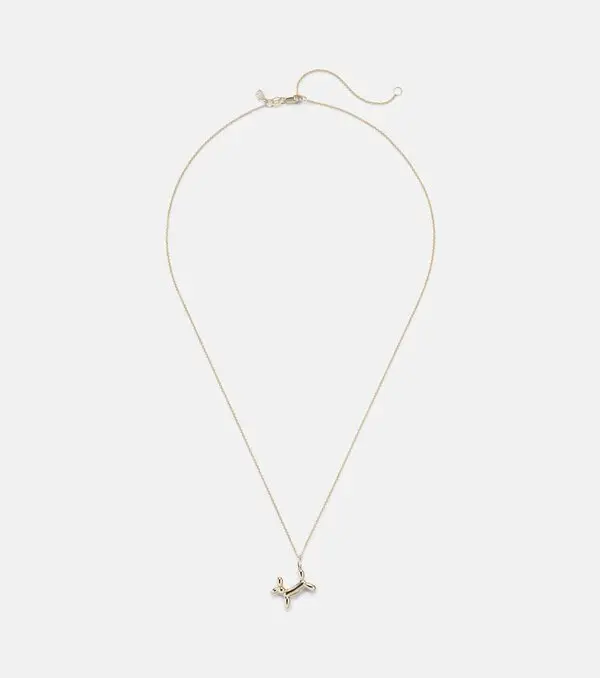 SYDNEY EVAN 14kt Charm Necklace With Diamond - Gold