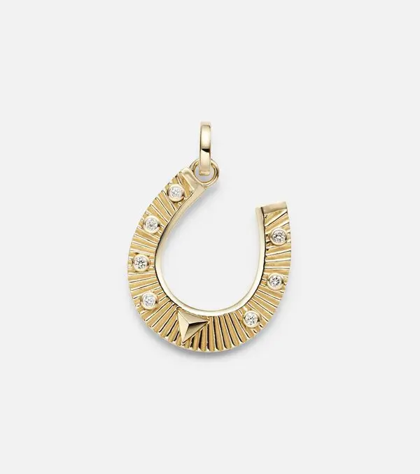 FOUNDRAE 18kt Yellow Pendant With Diamonds - Gold