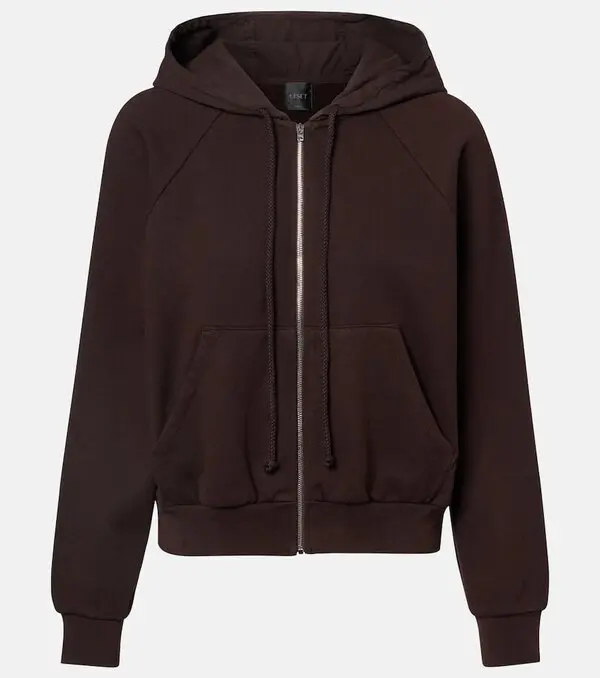 LESET Jamie Cotton Terry Zip-up Hoodie