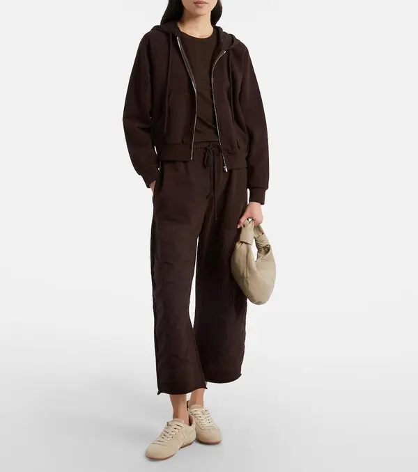 LESET Jamie Patchwork Cotton Terry Sweatpants