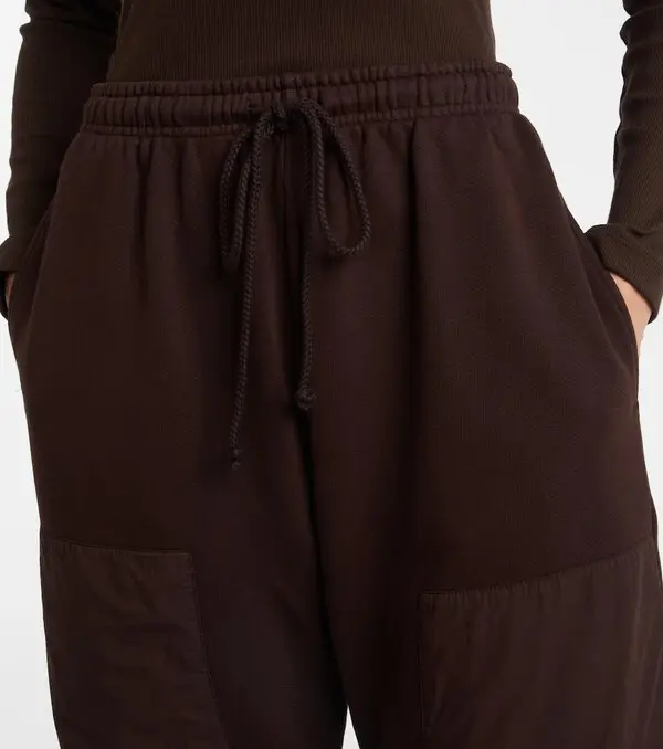LESET Jamie Patchwork Cotton Terry Sweatpants