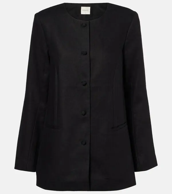 Posse Rio Linen Jacket - Black