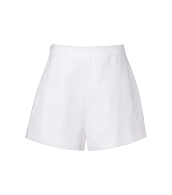 Posse Perri Linen Shorts - White