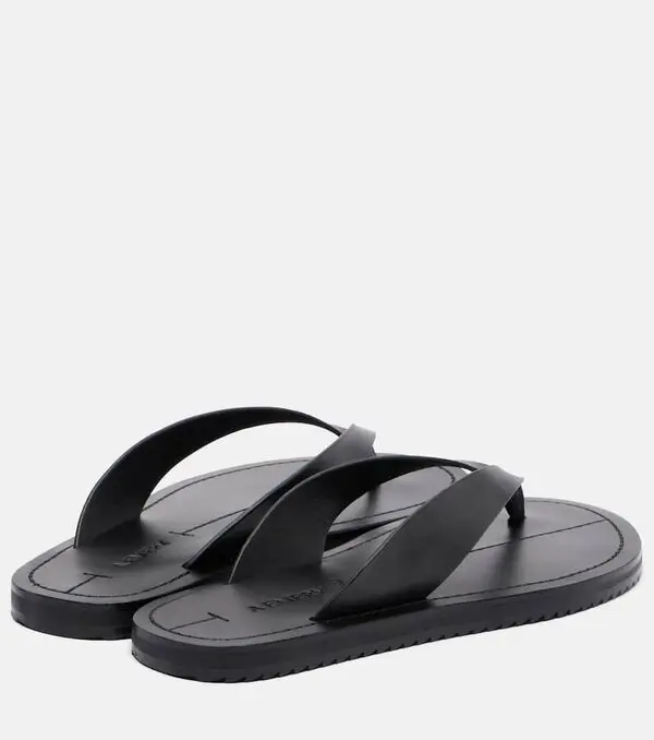 A.emery Flora Leather Thong Sandals