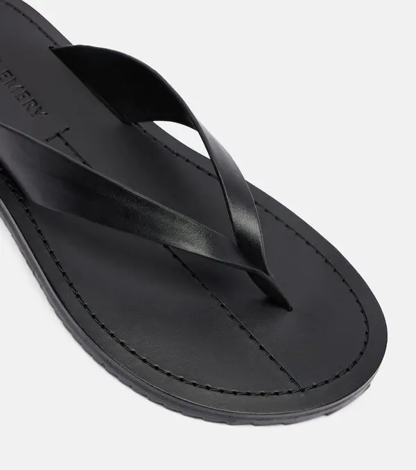 A.emery Flora Leather Thong Sandals