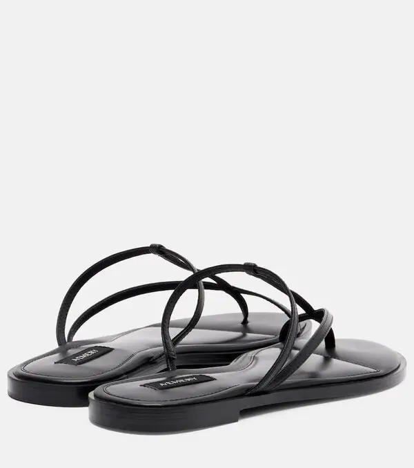 A.emery Cyrus Leather Thong Sandals