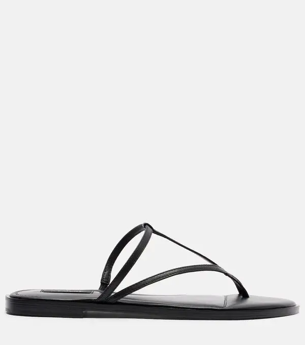 A.emery Cyrus Leather Thong Sandals