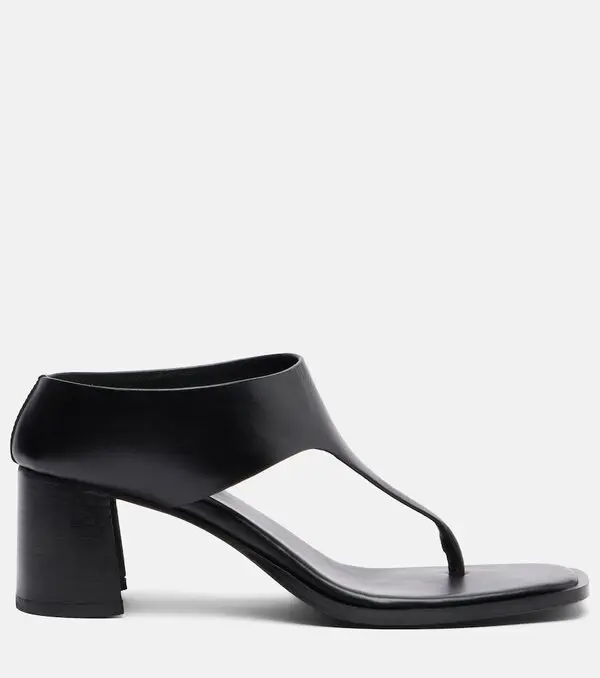 A.emery Fairlie Leather Thong Heeled Sandals