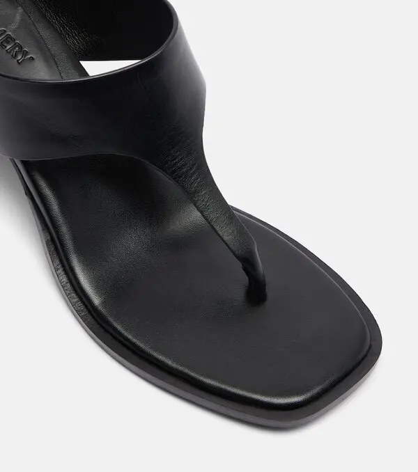 A.emery Fairlie Leather Thong Heeled Sandals