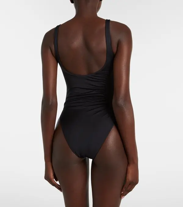 Versace Medusa '95 Gathered Swimsuit