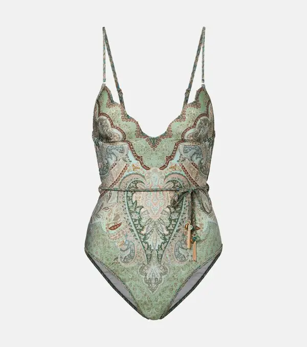 Zimmermann Wanderlust Paisley Swimsuit - Multicoloured