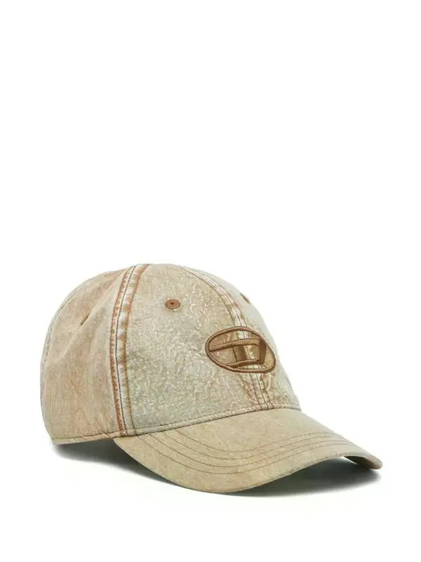 DIESEL® Logo-embroidered Baseball Cap - Neutrals