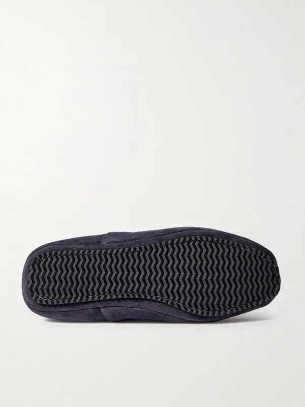 Mr P. Plush-lined Suede Slippers