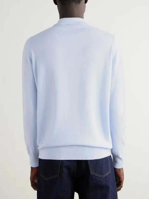 GHIAIA Cashmere Polo Shirt