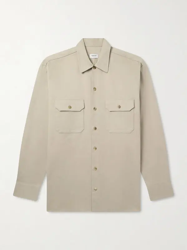 GHIAIA Cotton-twill Shirt