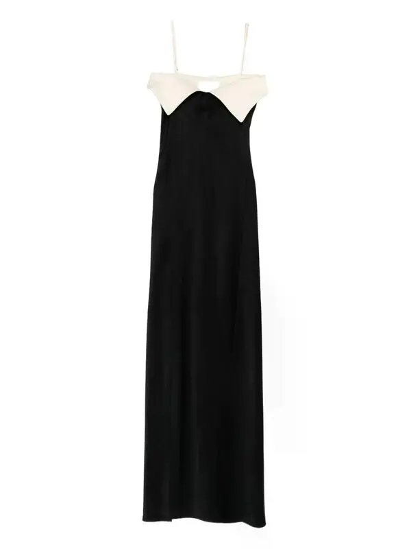 Nanushka Folded-neckline Maxi Dress