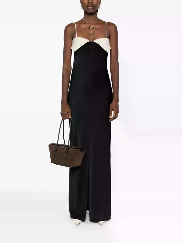 Nanushka Folded-neckline Maxi Dress