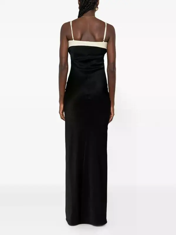 Nanushka Folded-neckline Maxi Dress