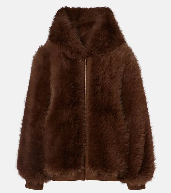 Elie Saab Hooded Zip-up Jacket