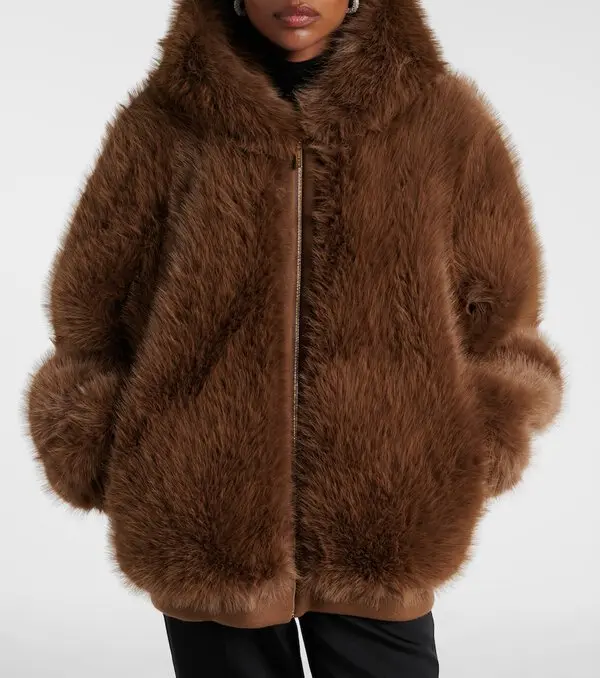 Elie Saab Hooded Zip-up Jacket