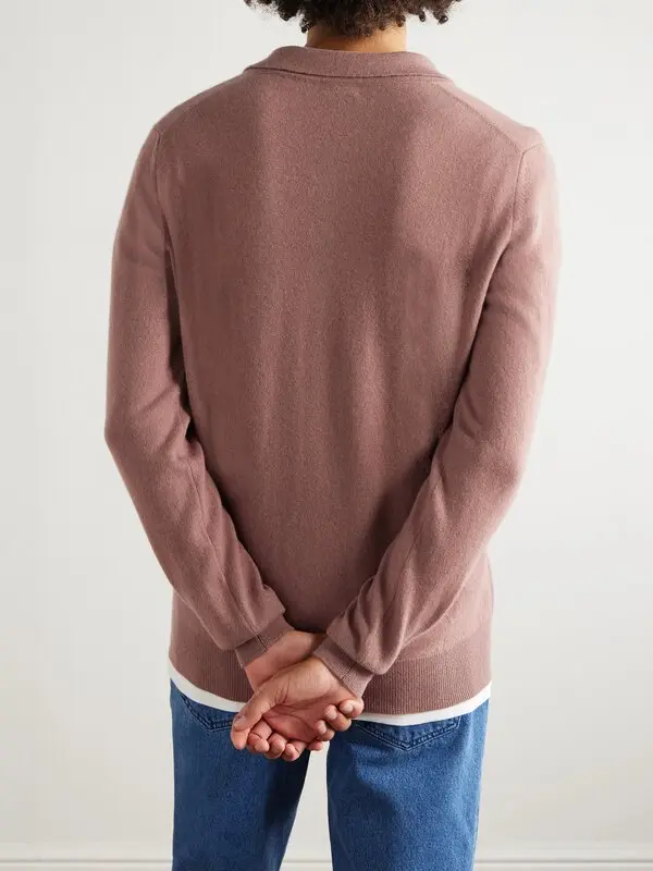 GHIAIA Cashmere Polo Shirt