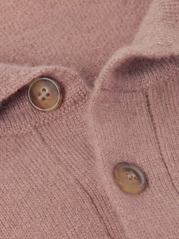 GHIAIA Cashmere Polo Shirt