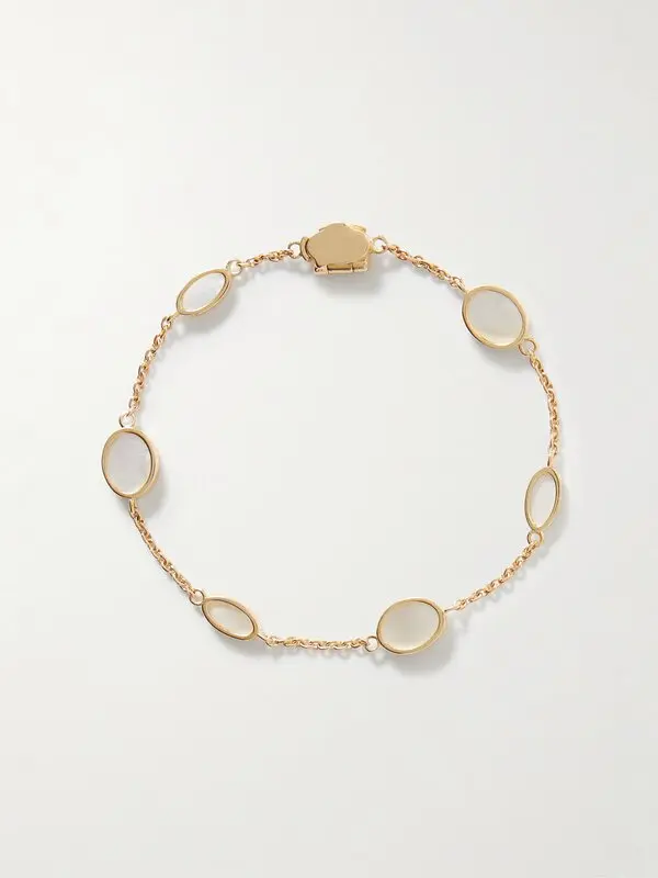 Luis Morais 14-karat Mother-of-pearl Bracelet - Gold