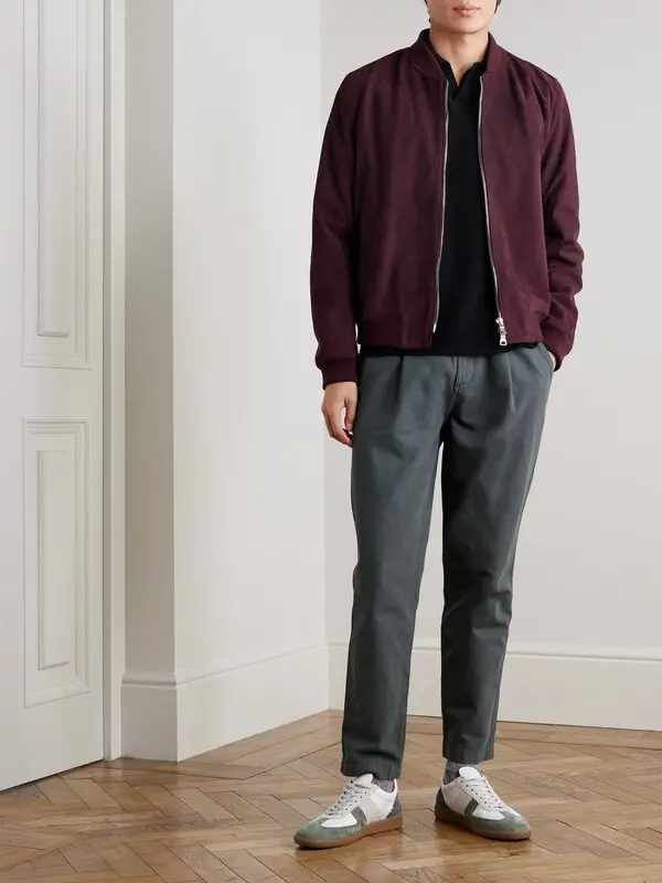 Mr P. Honeycomb-knit Cotton Polo Shirt
