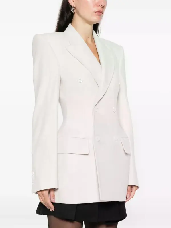 Balenciaga Double-breasted Hourglass Blazer