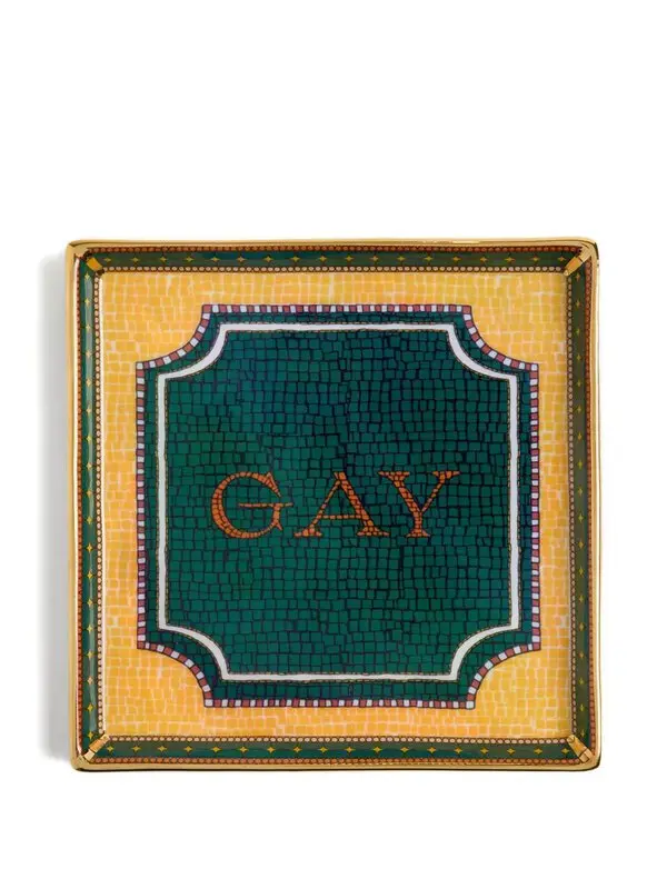 La DoubleJ Square-shape Mini Tray - Green