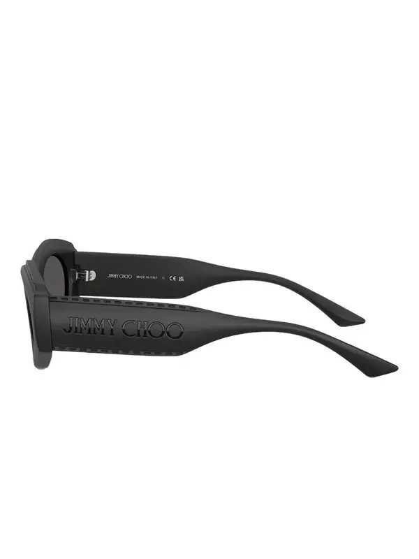 JIMMY CHOO Oval-frame Sunglasses