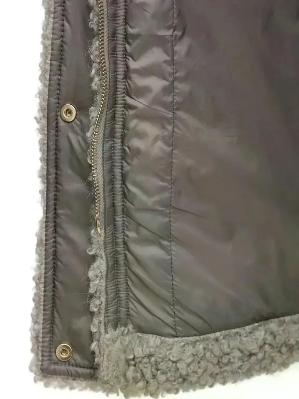 Luisa Spagnoli Textured Coat With Drawstring Detail