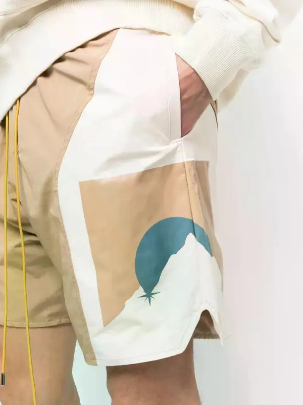 Rhude Logo-print Track Shorts