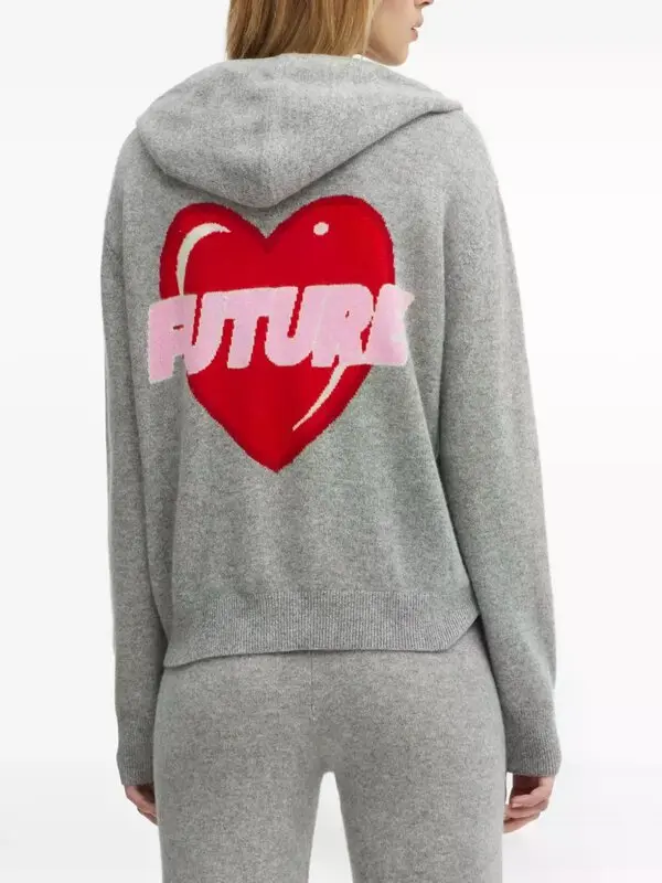 From Future Heart-motif Hoodie