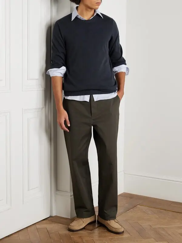 GHIAIA Cotton Sweater - Blue