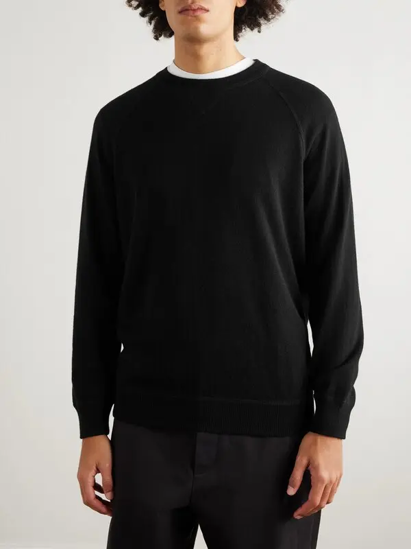 GHIAIA Cashmere Crew Neck Sweater