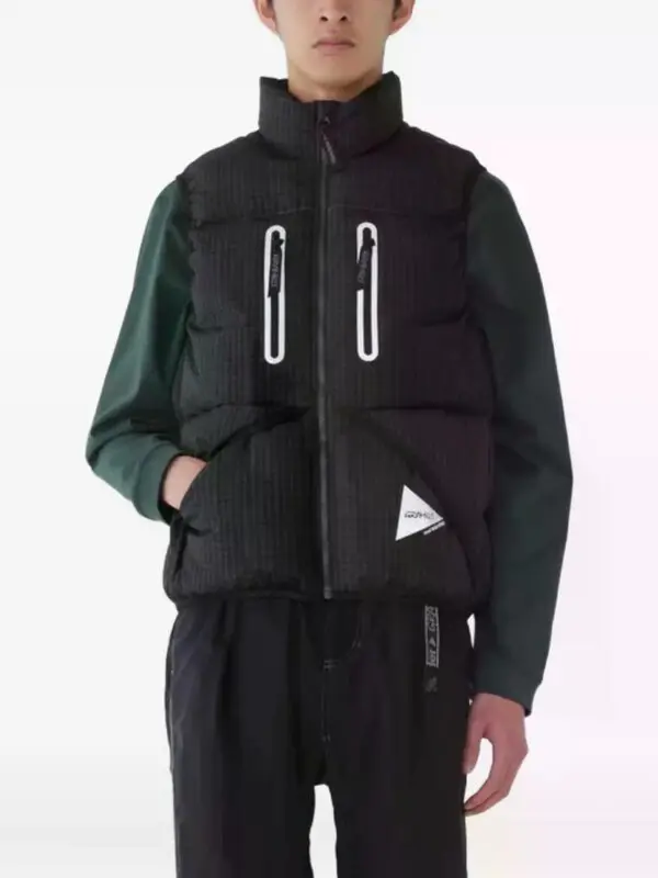 AND WANDER Gingham Padded Gilet