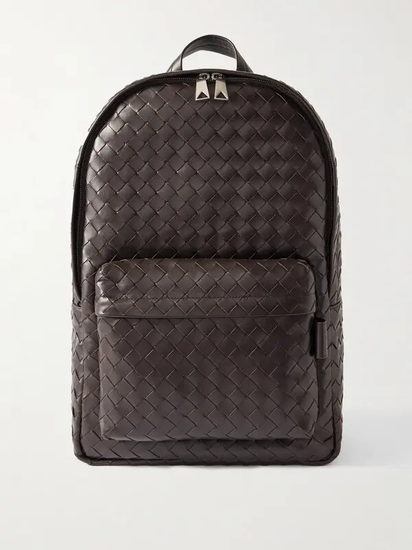 Bottega Veneta Intrecciato Leather Backpack