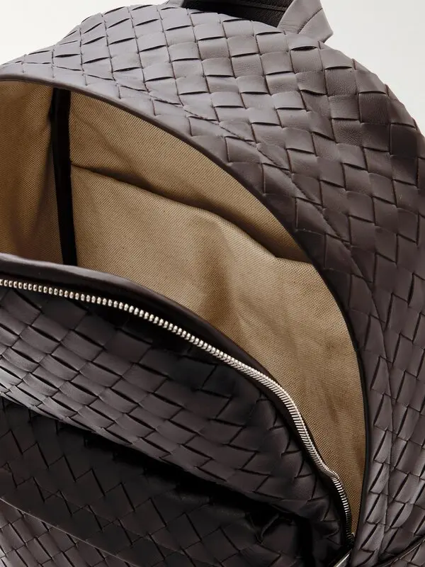 Bottega Veneta Intrecciato Leather Backpack