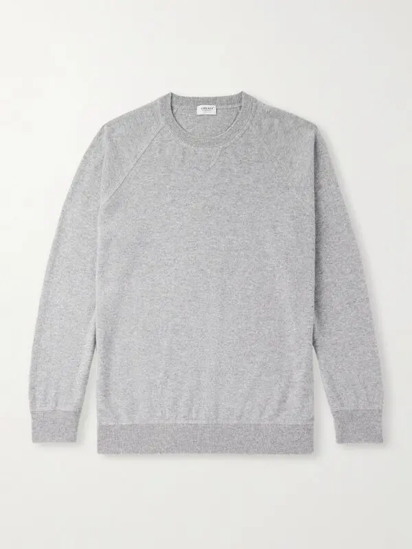 GHIAIA Cashmere Crew Neck Sweater