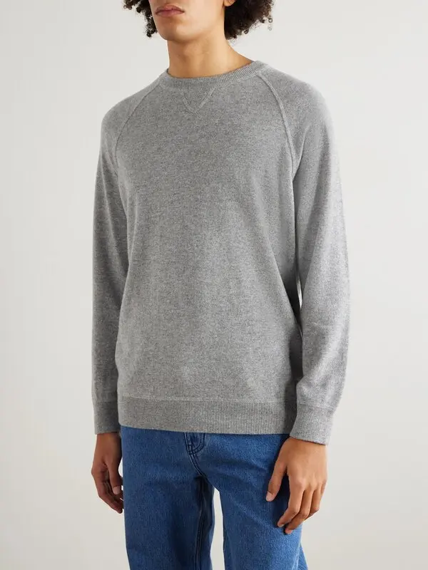 GHIAIA Cashmere Crew Neck Sweater