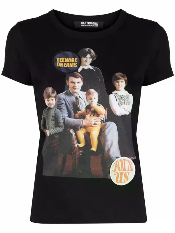 Raf Simons Family Portrait Print T-shirt