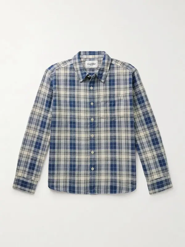 CORRIDOR Equinox Checked Cotton Shirt