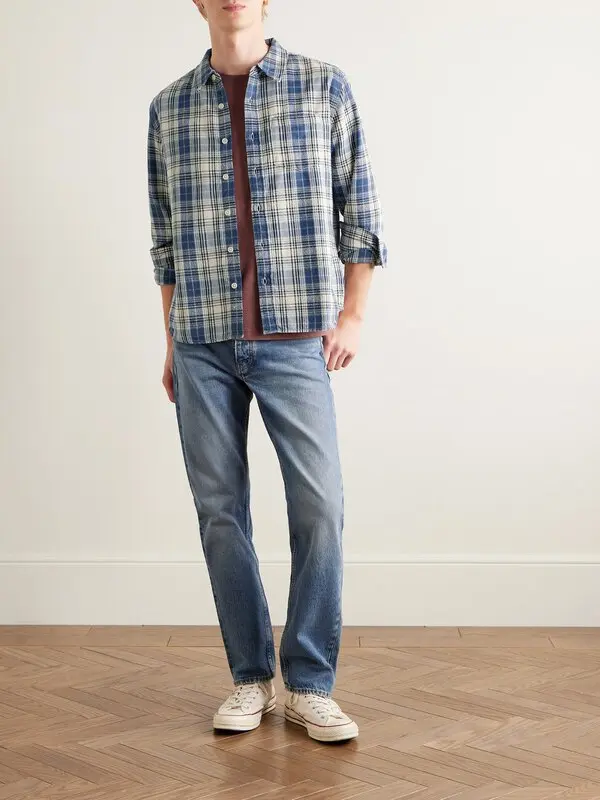 CORRIDOR Equinox Checked Cotton Shirt